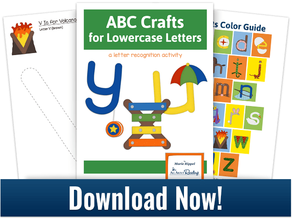 Enjoy your ABC Crafts for Lowercase Letters!