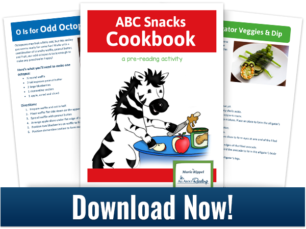 Here are your ABC Snacks cookbooks!