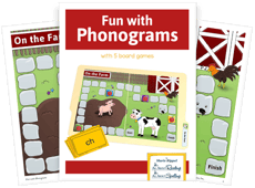 Get your Fun with Phonograms file folder games!