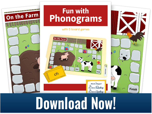 Enjoy your Fun with Phonograms board games!