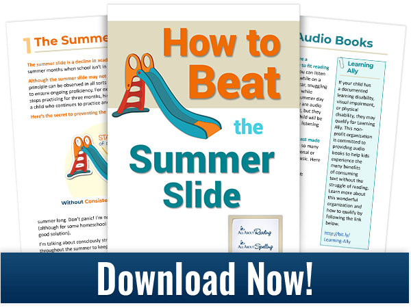Get your How to Beat the Summer Slide e-book!